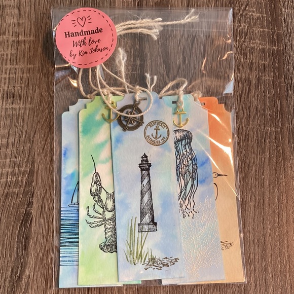 Hand Crafted | Office | 5 Pk Hand Crafted Detailed Nautical Bookmarks ...